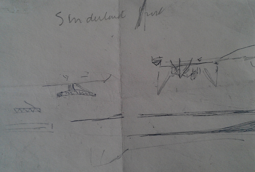 L.S.Lowry, Lowry, original, drawing, figures on a beach